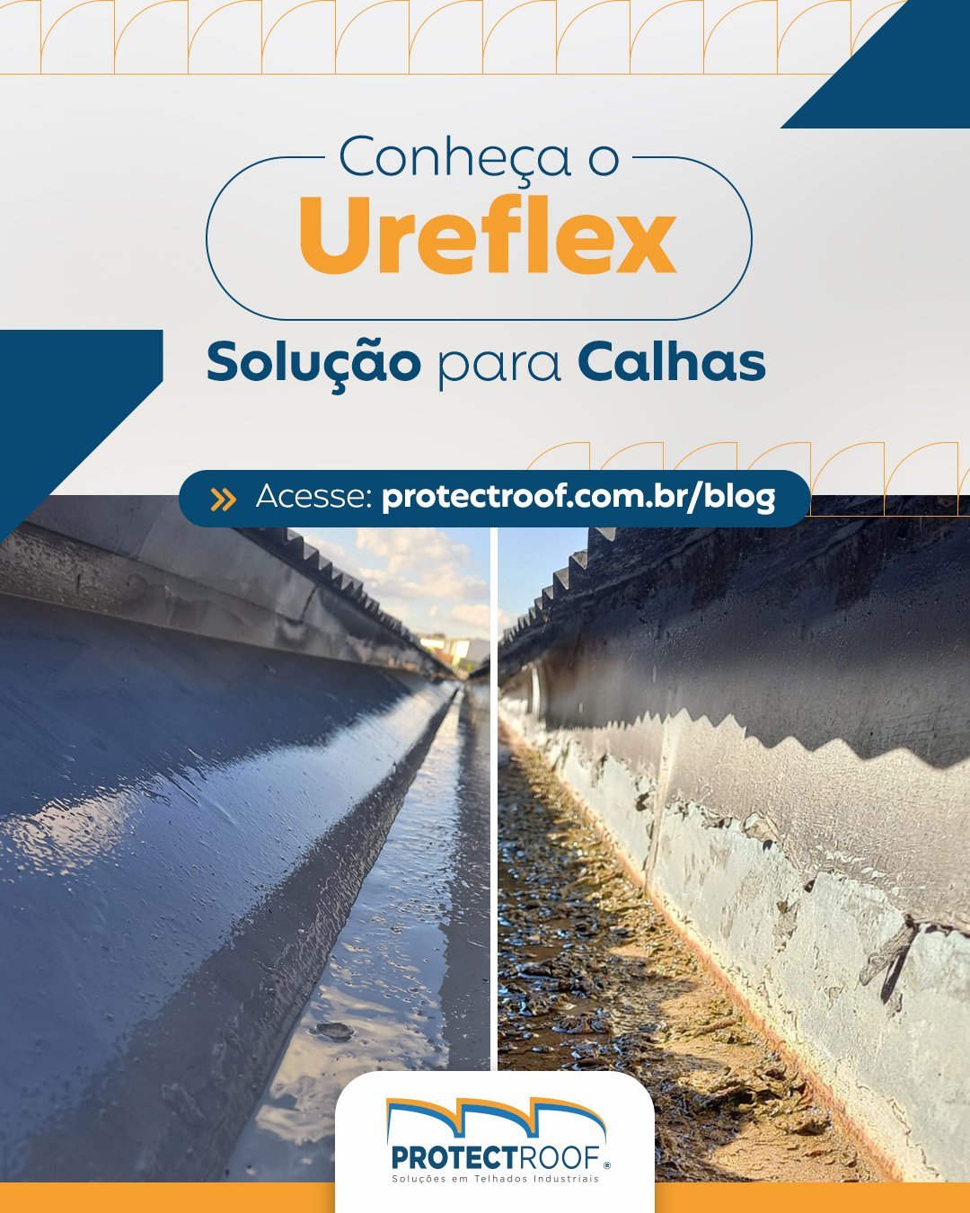Solução para Calhas de Telhados Industriais - ProtectRoof